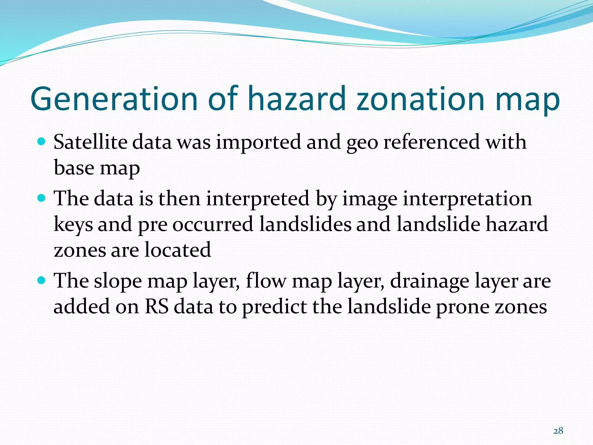 LANDSLIDE HAZARD ZONATION MAPPING USING RS AND GIS | PPTX