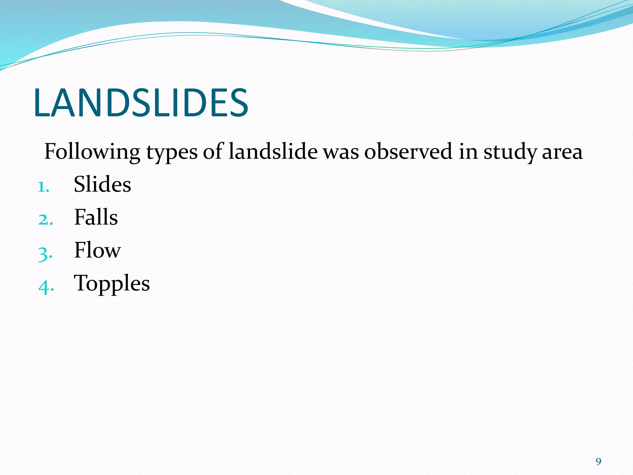 LANDSLIDE HAZARD ZONATION MAPPING USING RS AND GIS | PPTX