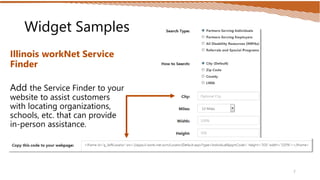 Illinois workNet Widgets | PPT
