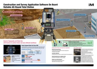 Total Station Sokkia IM 101 Accuracy 1 Reflectorles 1000 Meter | PPT