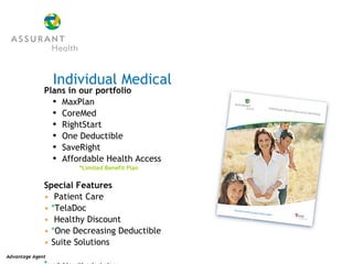 Assurant Health Product Portfolio | PPT