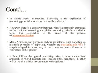 International Marketing | PPTX