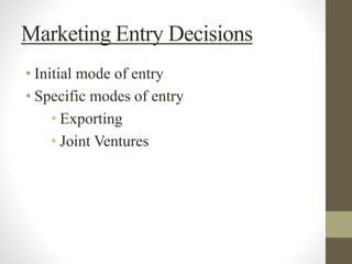 International Marketing | PPTX
