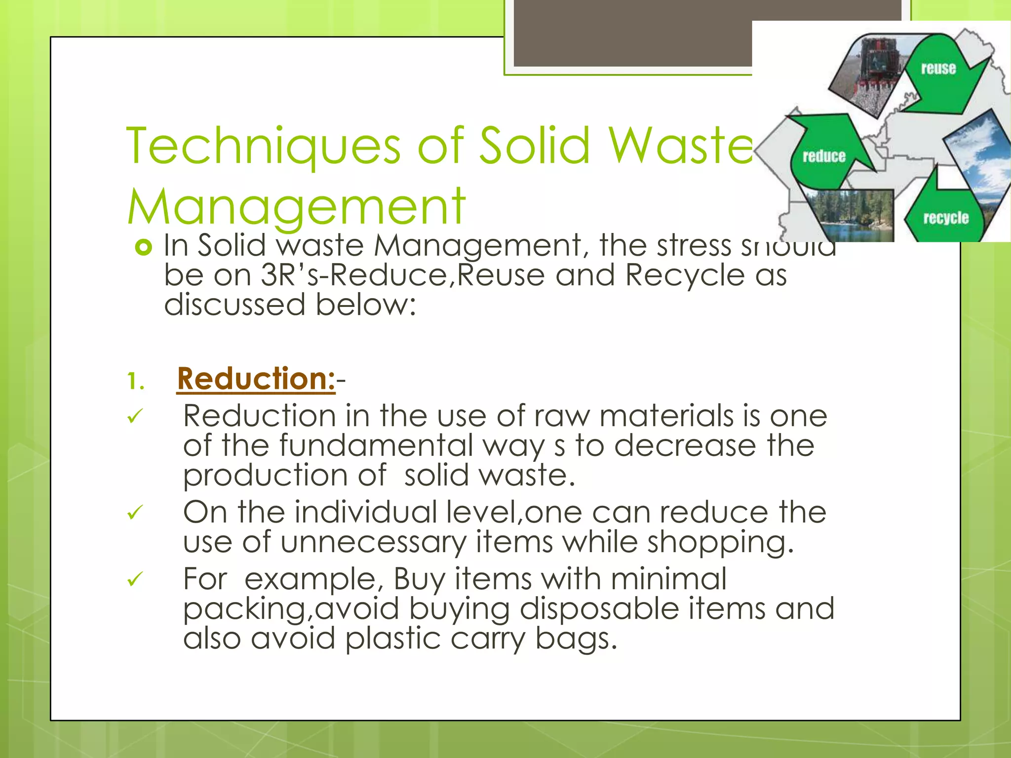 Solid Waste Pollution & Control | PPTX
