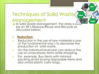 Solid Waste Pollution & Control | PPTX