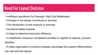 Process Selection And Facility Layout | PPTX