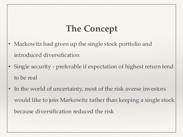 Portfolio Markowitz Model