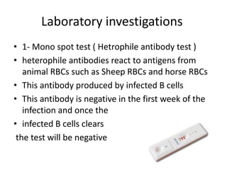 infectious mononucleosis | PPTX