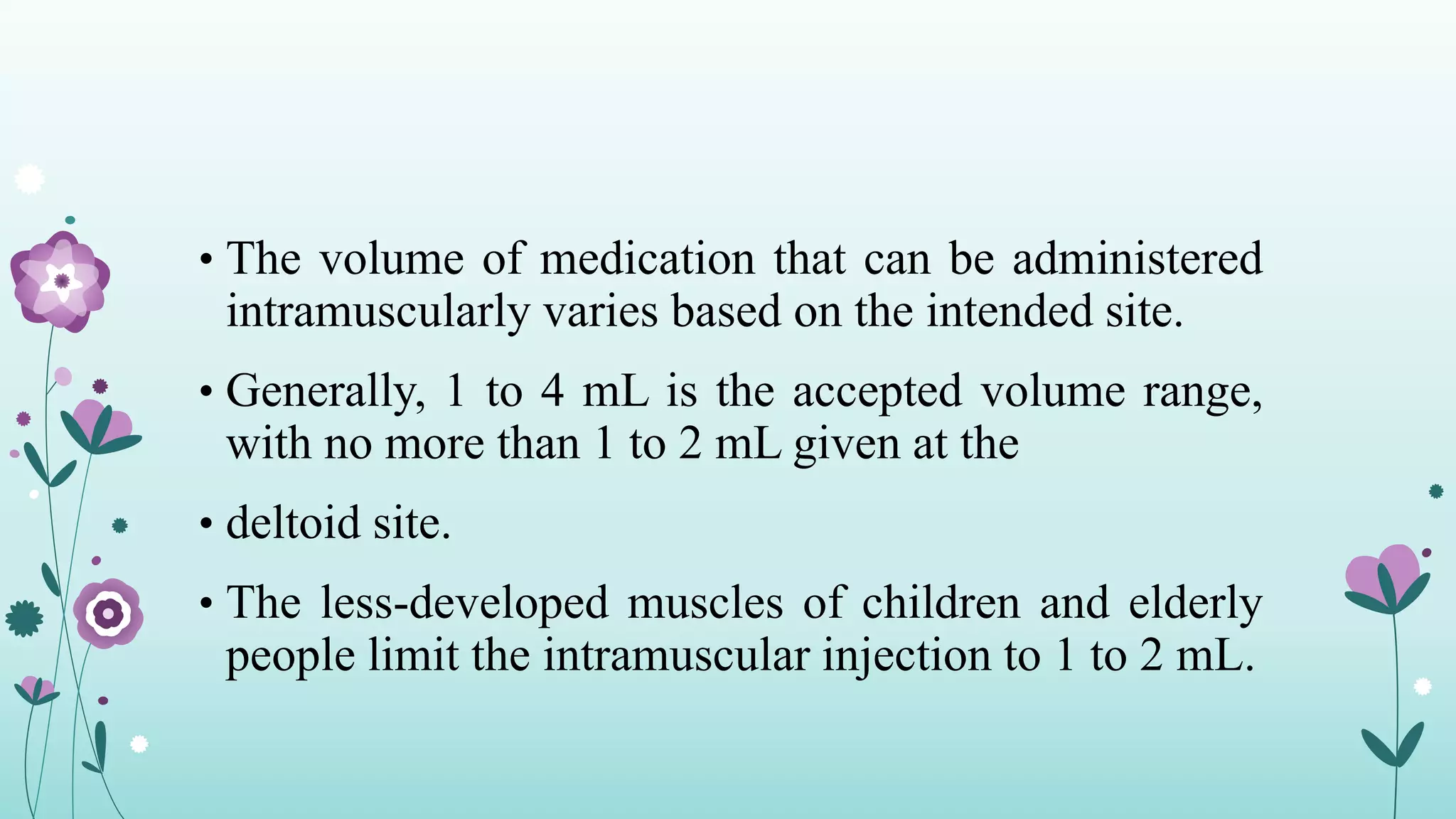 Administration of IM medication | PPTX