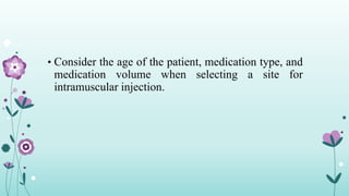 Administration of IM medication | PPTX