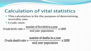 Vital Statistics - Uses and Importance's | PPT