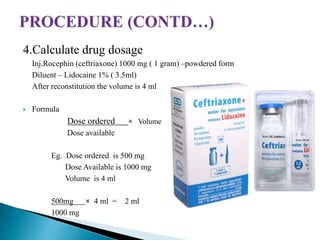 im injection presentation slide ........ | PPT