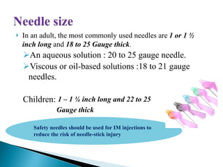 ntramuscular injectionpresentation...... | PPTX