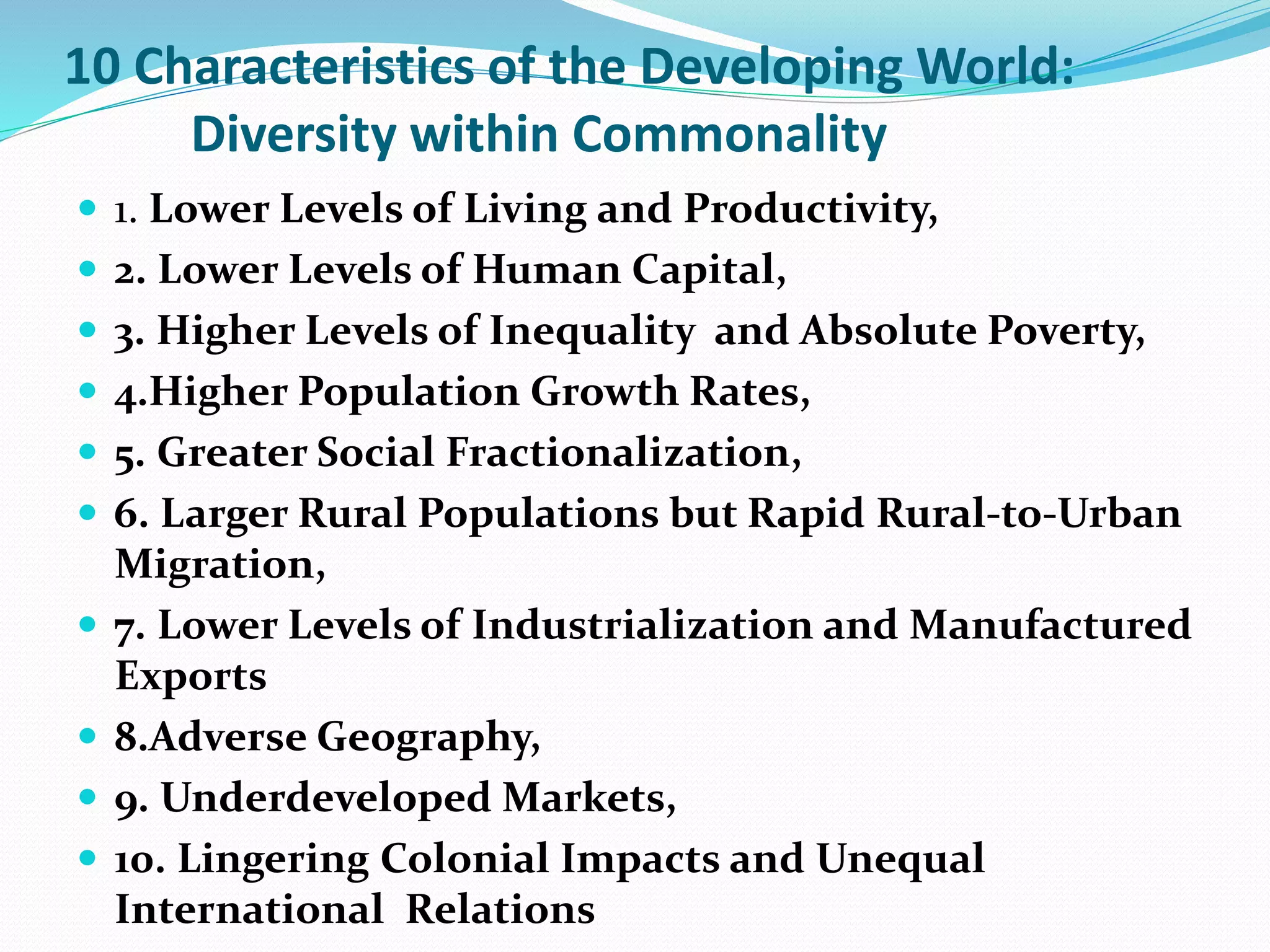 Comparative Economic Development | PPTX