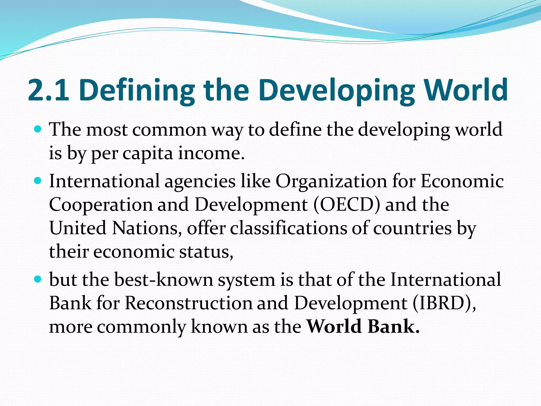 Comparative Economic Development | PPTX
