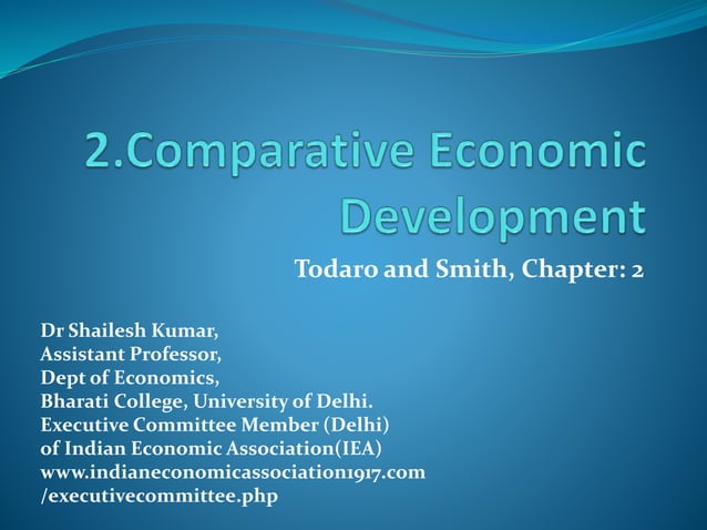 Comparative Economic Development | PPTX