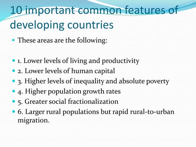 Comparative Economic Development | PPTX
