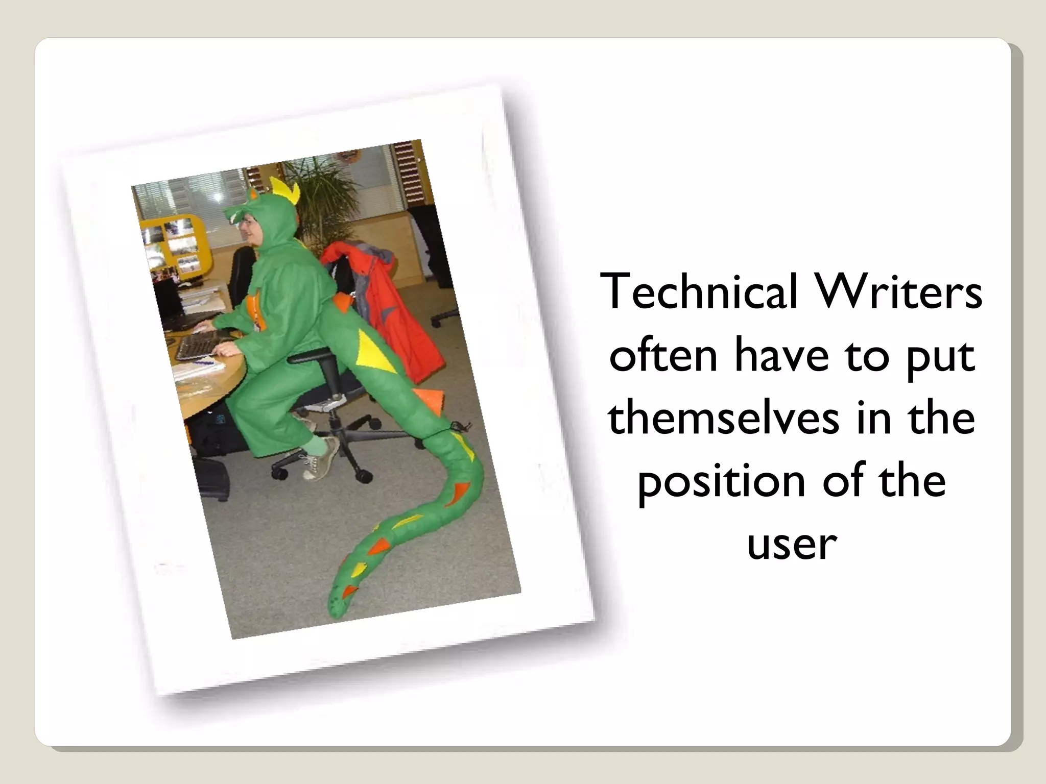 Technical Writer - Exploding the myths | PPT