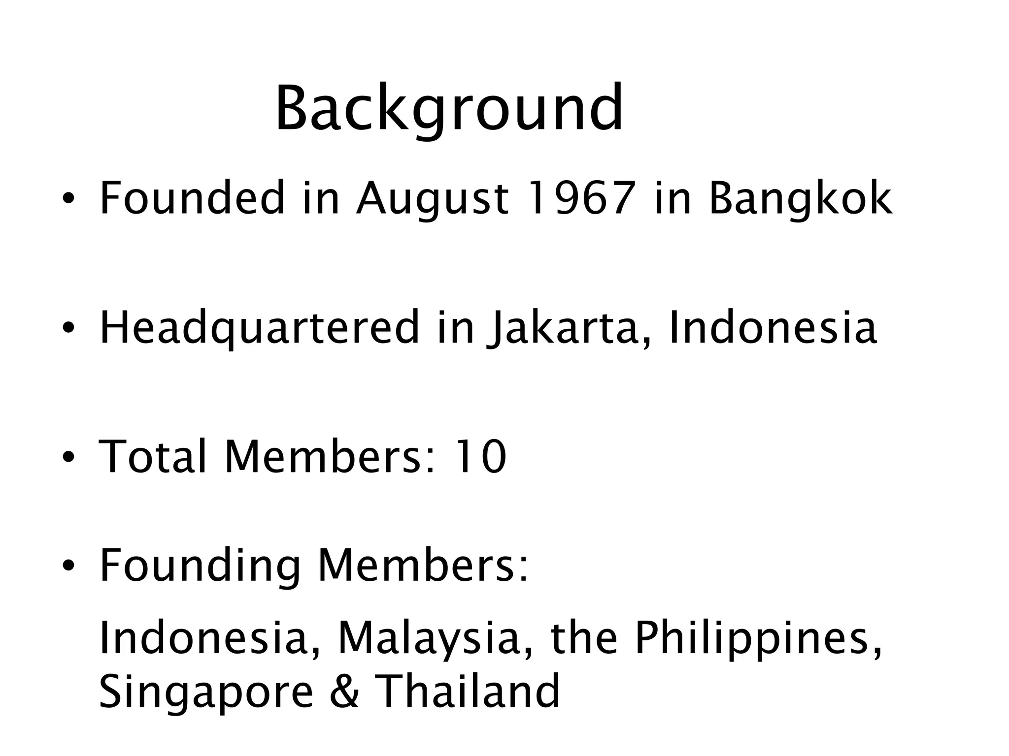 Introduction to ASEAN | PPTX