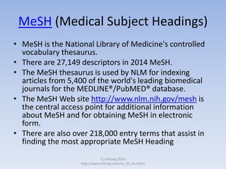 Mind Mapping automation in the visualization of MeSH (Medical Subject ...