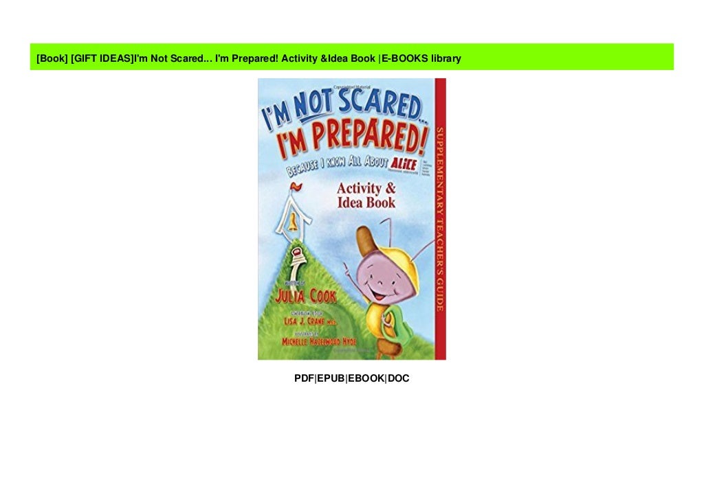 [GIFT IDEAS]I'm Not Scared... I'm Prepared! Activity & Idea Book |E ...