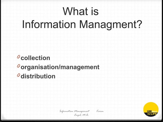 Information Management Part 1 | PPT | Email | Internet