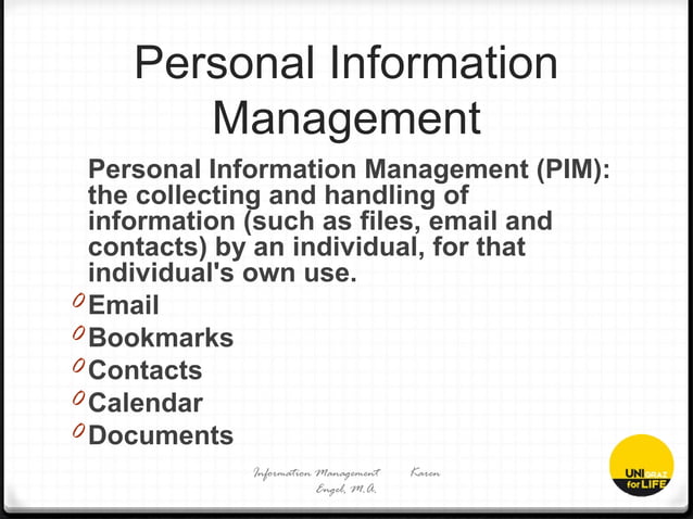 Information Management Part 1 | PPT | Email | Internet