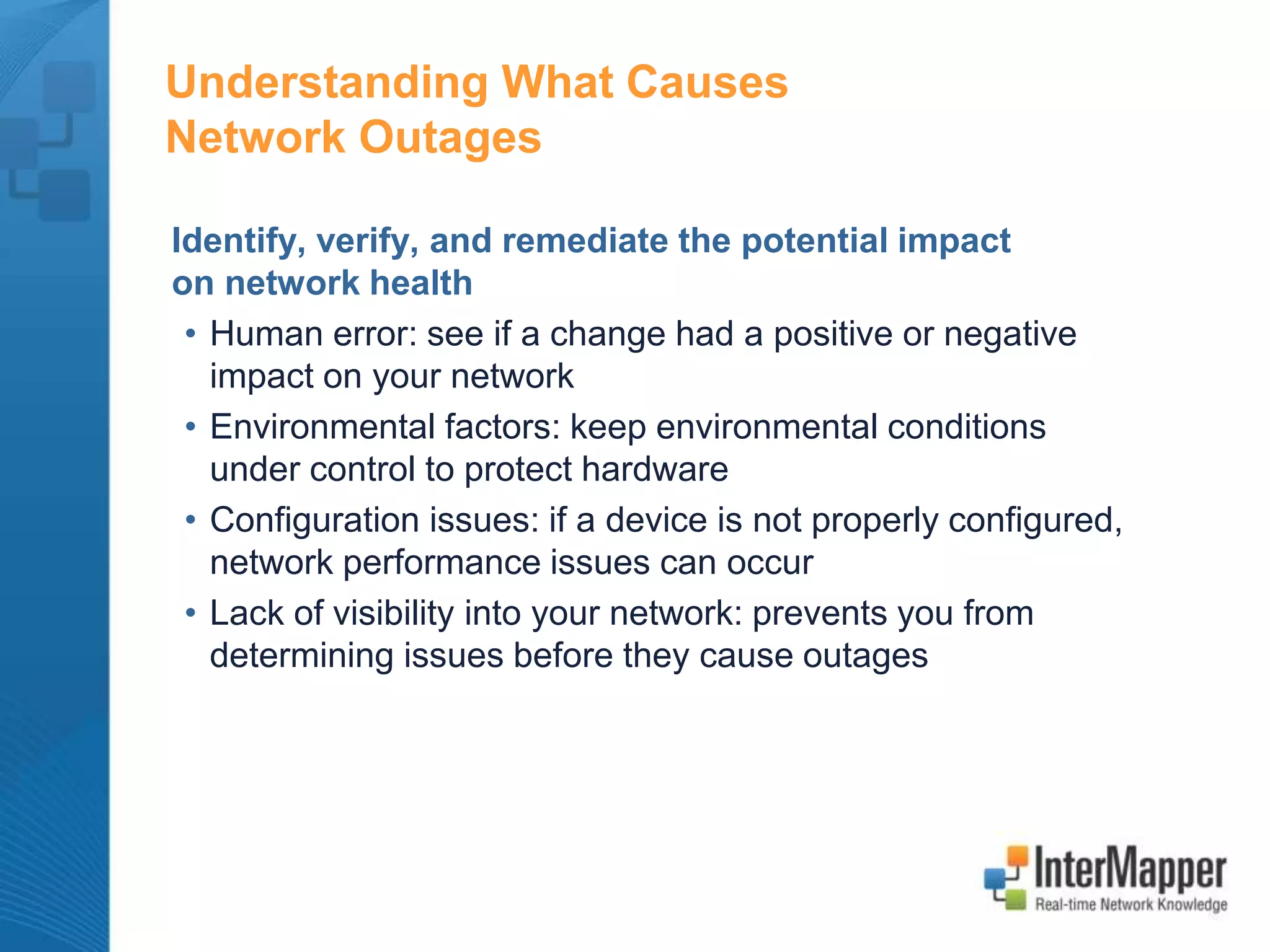 Preventing Network Outages Pptx Computer Networking Computing