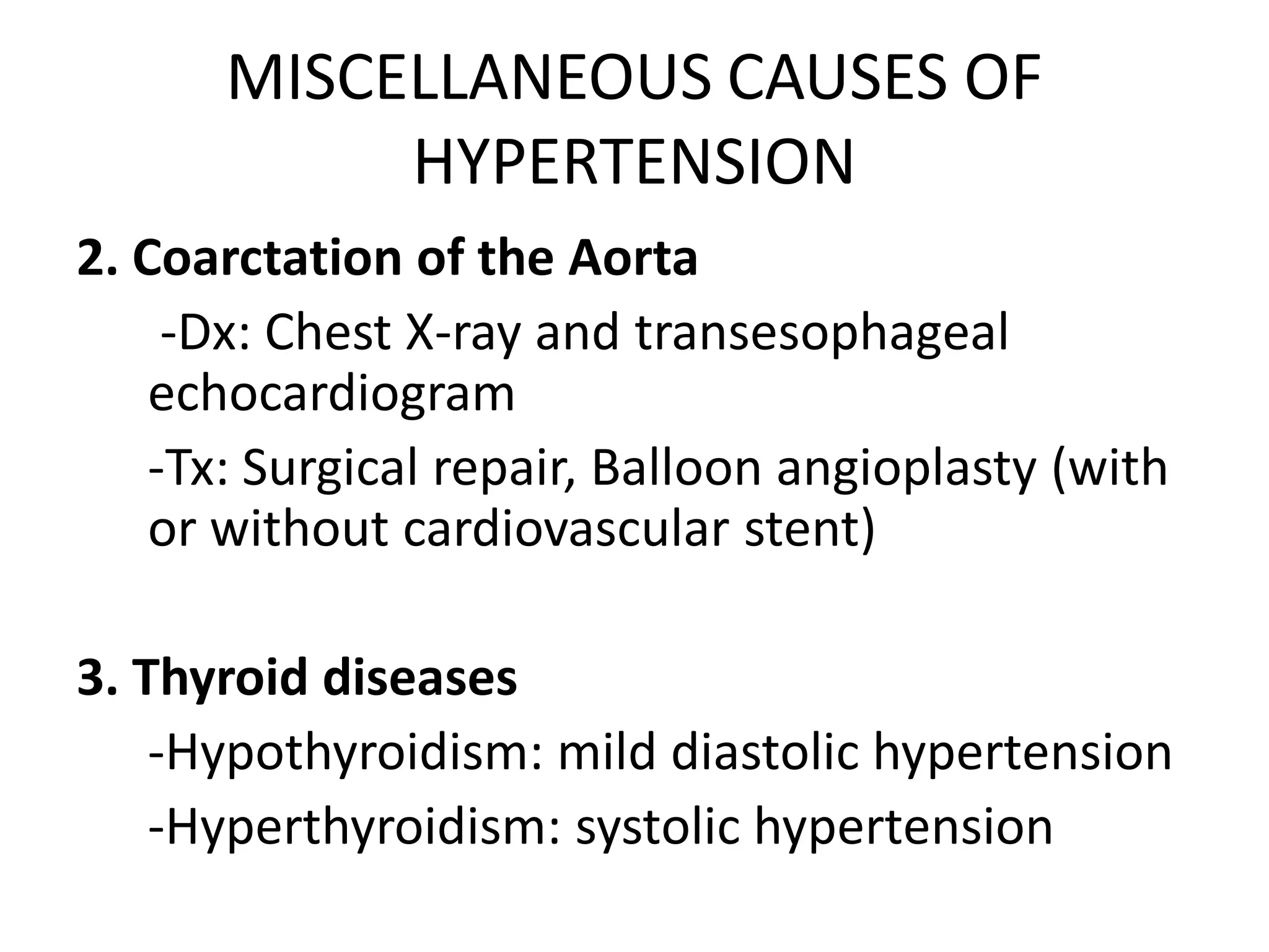 INTERNAL MEDICINE - Secondary Hypertension | PDF