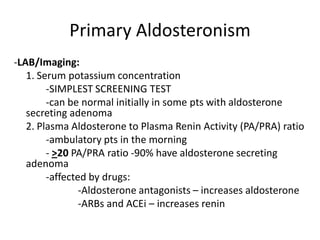 INTERNAL MEDICINE - Secondary Hypertension | PDF