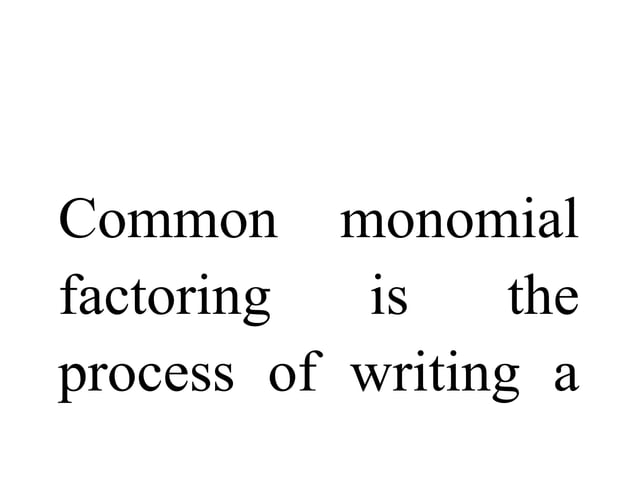 Factoring Using Common Monomial Factors.docx