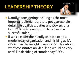 manu smriti, kautaliya's management theories,ethoes,indigenous managent ...