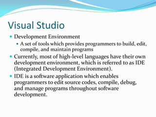 Introduction to Computer Programming (general background) | PDF