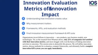 IM 12a innovation mesurement presentation to explain how to measure ...