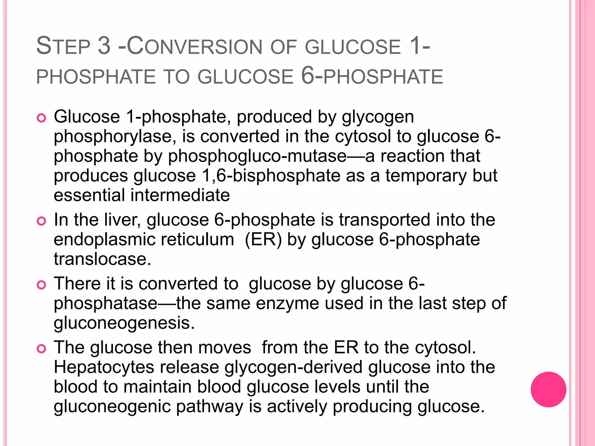 glycogenesis and glycogenolysis | PPTX