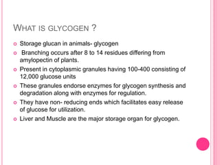 glycogenesis and glycogenolysis | PPTX