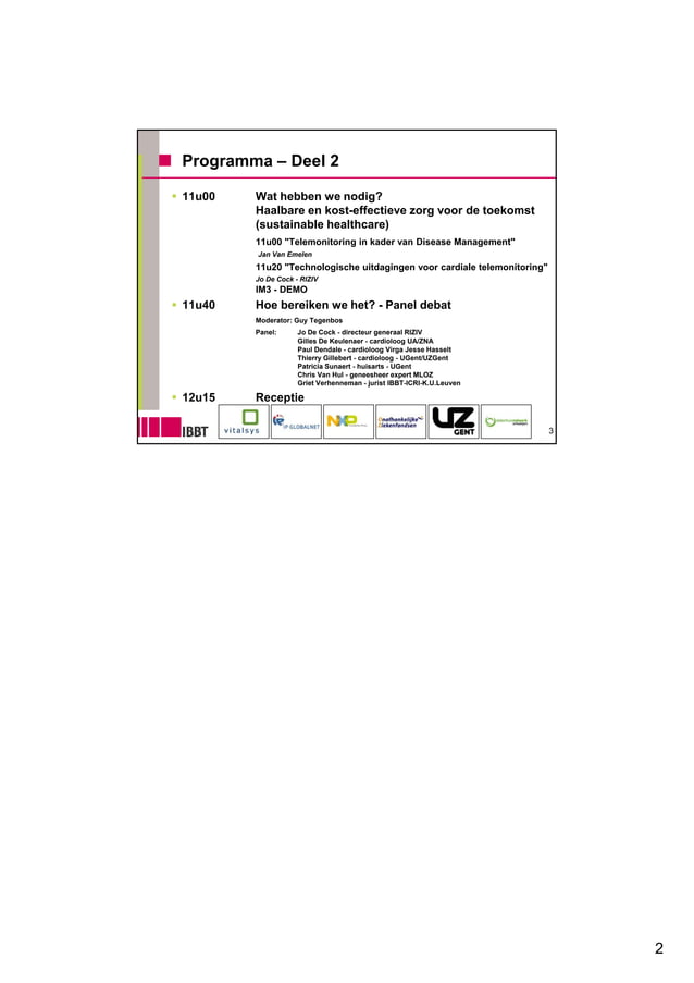 Im3 01 Overzicht Programma | PDF