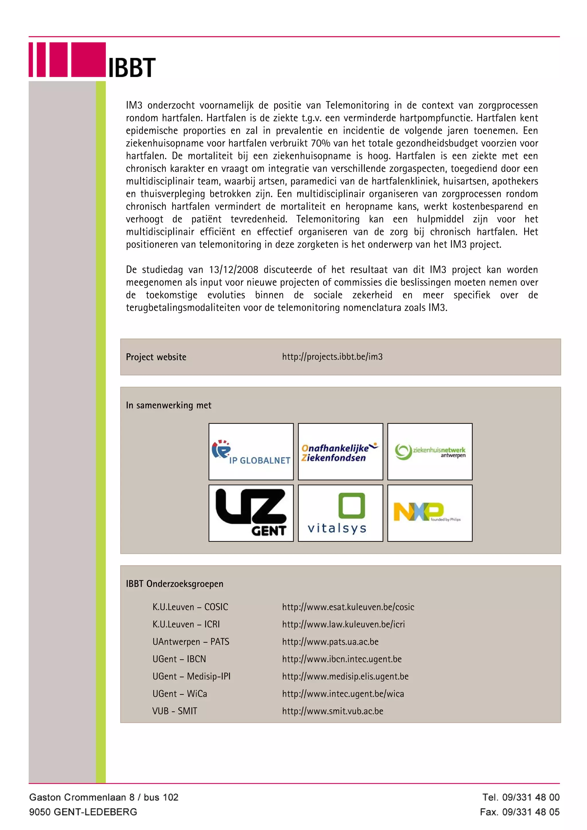 Im3 07 An Overview Of The Project | PDF