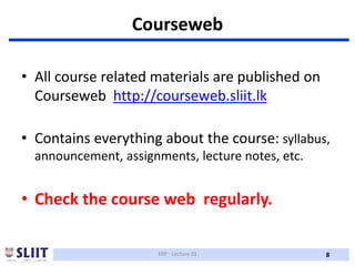 Introduction to ERP (Implementation Life Cycle) | PPTX