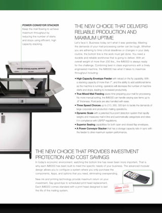 IM6000 - High Volume Mailing Supplies Systems St Louis | PDF