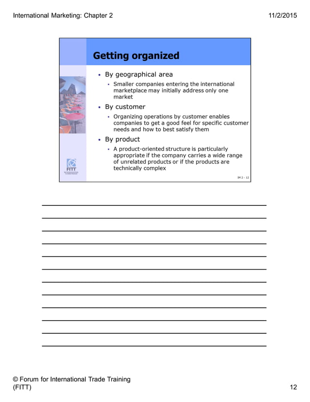 International Marketing Guiding Notes: Chapter 2 | PDF