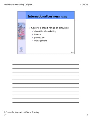 International Marketing Guiding Notes: Chapter 2 | PDF