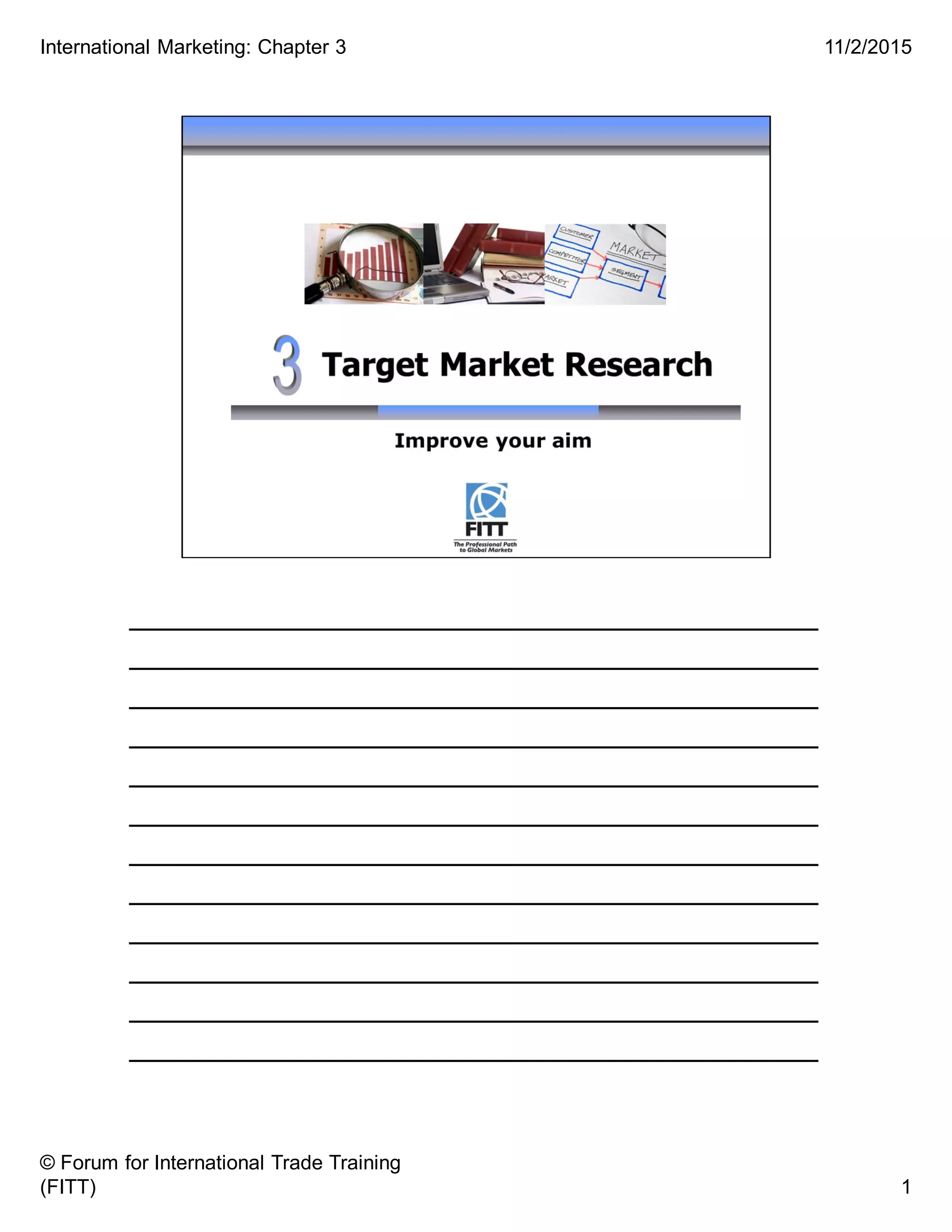 International Marketing Guiding Notes: Chapter 3 | PDF