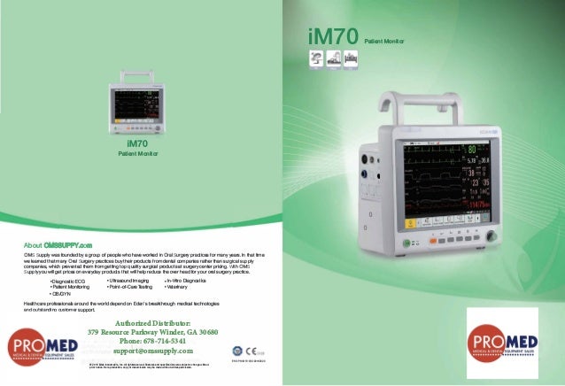 Edan iM70 Patient Monitor w/ Edan G2 Sidestream CO2