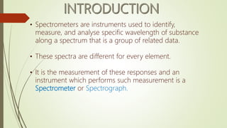 Types of spectrometer IMA | PPTX