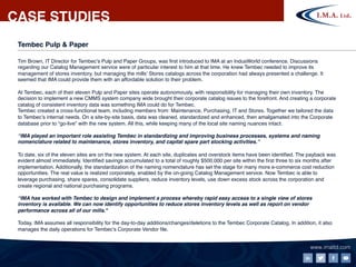 MRO Material Master Data Cleansing Case Studies | PPT