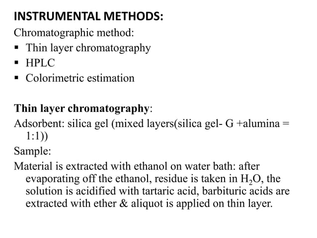 physicochemical and instrumental method analysis of pharmaceutical ...