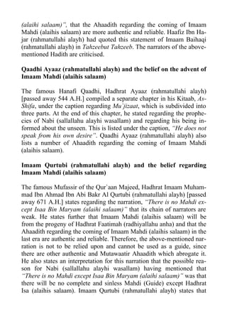 Imaam Mahdi (AS) | PDF