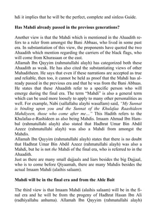 Imaam Mahdi (AS) | PDF