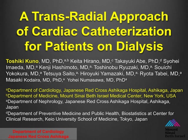 PCI & AimRadial 2018 | A Trans-Radial Approach of Cardiac ...